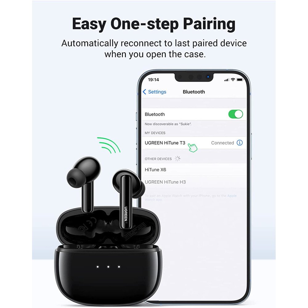 Buy UGREEN HiTune T3 Active Noise Cancelling Earbuds | Instok Kenya